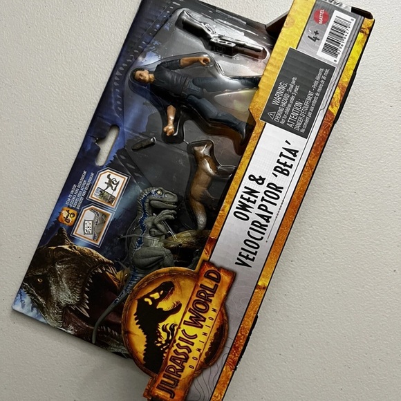 Toys | Jurassic World Owen Velociraptor Beta Action Figure Set | Poshmark